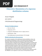 Deethanizer Column Design & Operation | PDF | Distillation | Applied ...