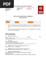 Public Protector Complaint Form PDF Download | PDF