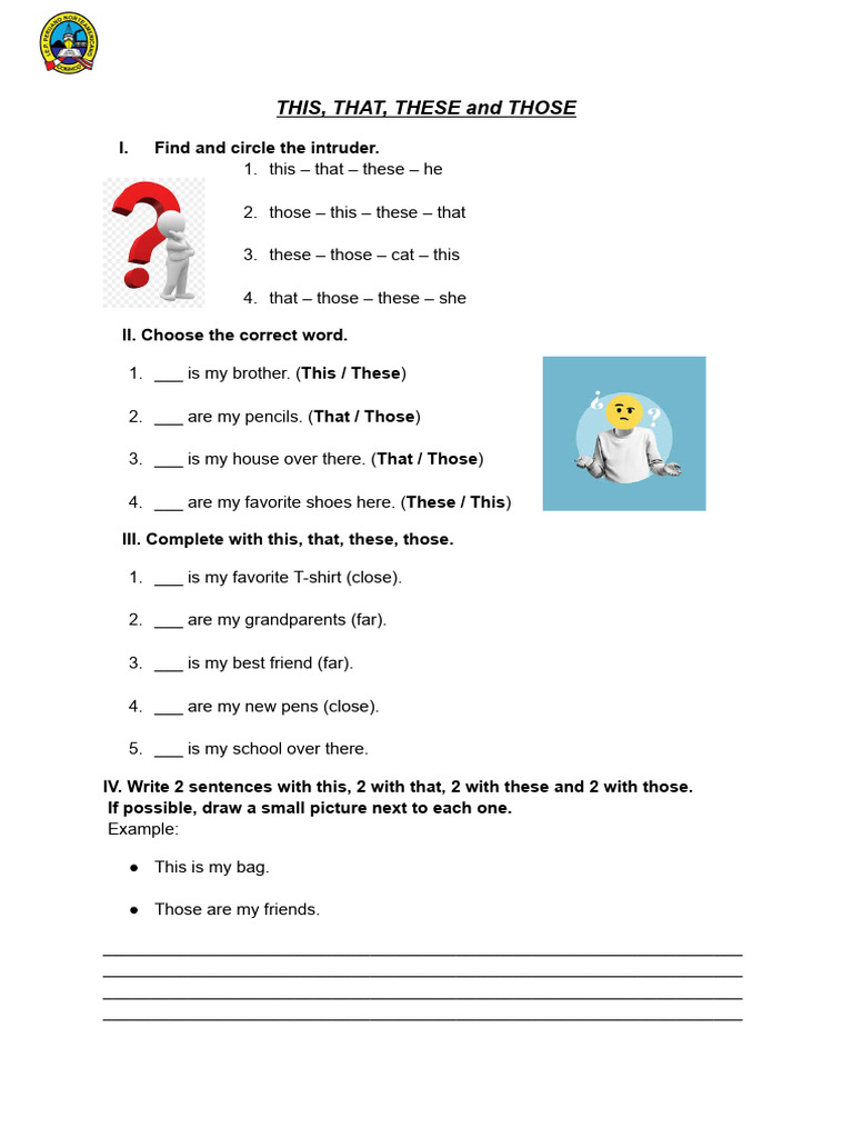 Mastering Demonstratives: This, That, These, Those | PDF