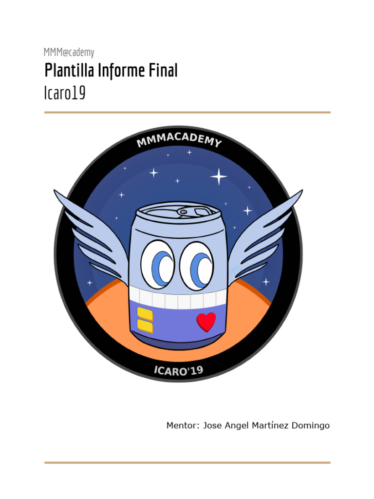 Informe Técnico del Proyecto Cansat Icaro19 | PDF | Contaminación ...