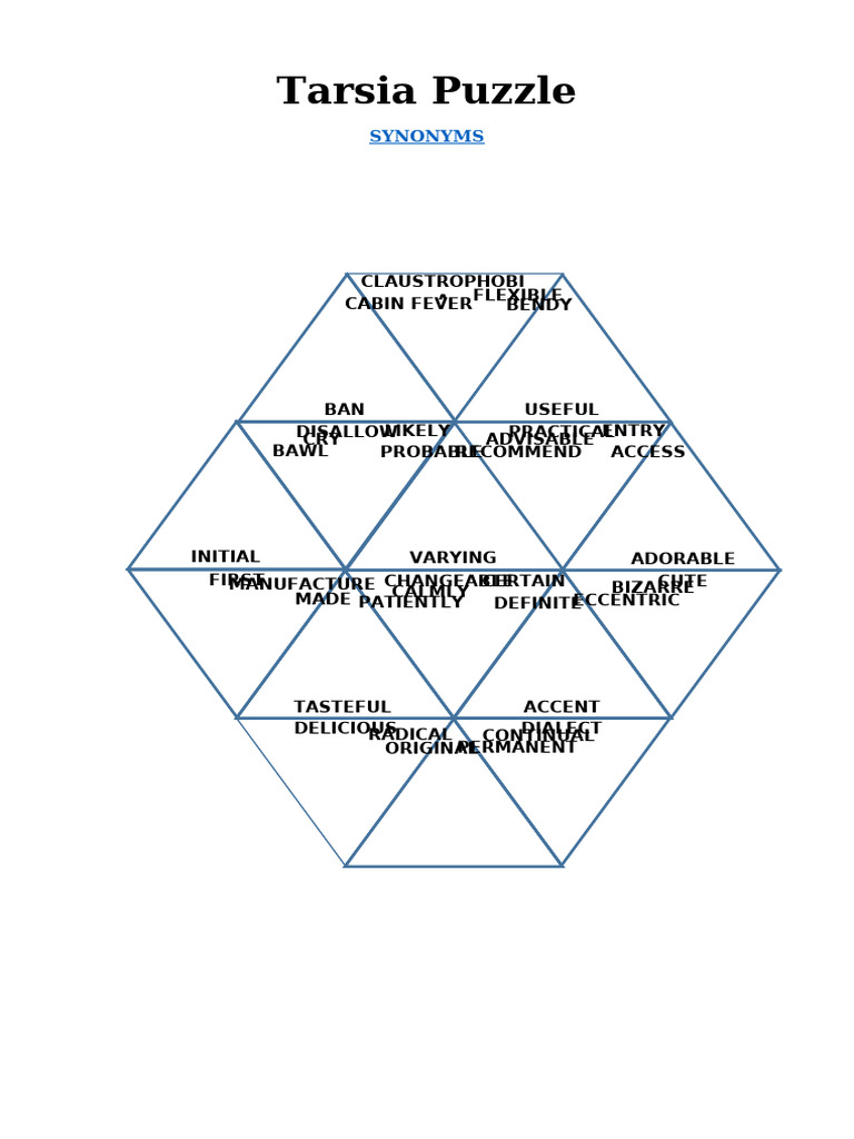 Tarsia | PDF