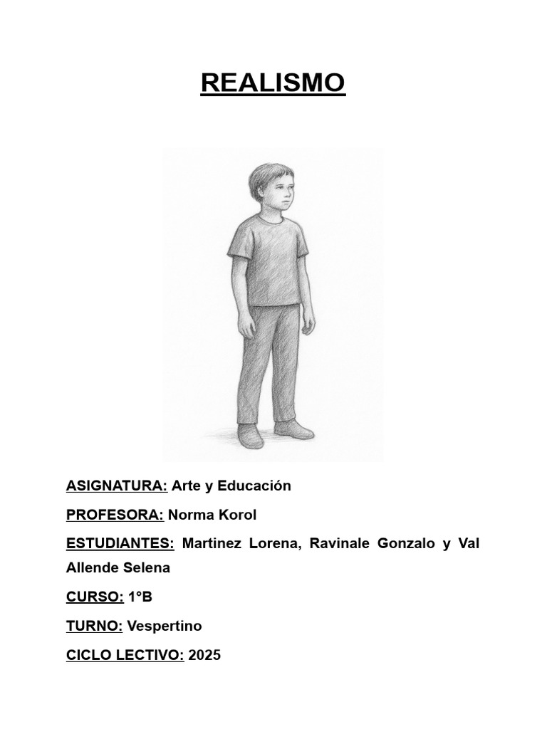 Arte - Realismo Cuadro(1) | PDF | Realismo (Artes) | Color