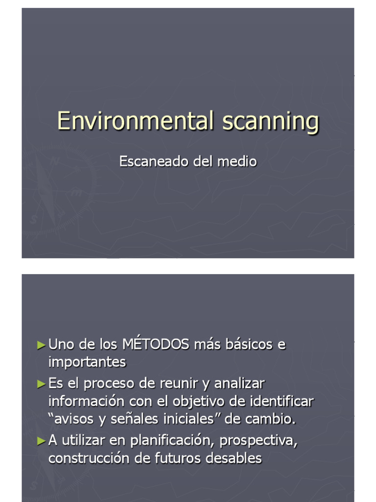 Environmental Scanning | PDF