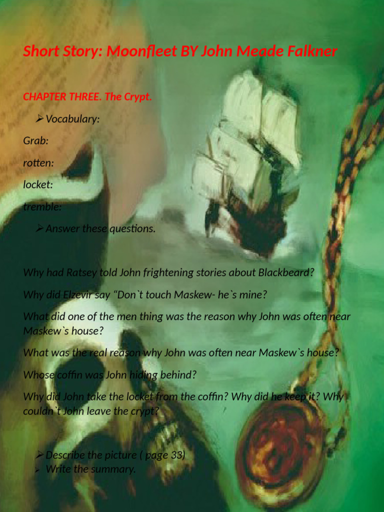 Short Story Moonfleet Activities Chapter 3 | PDF