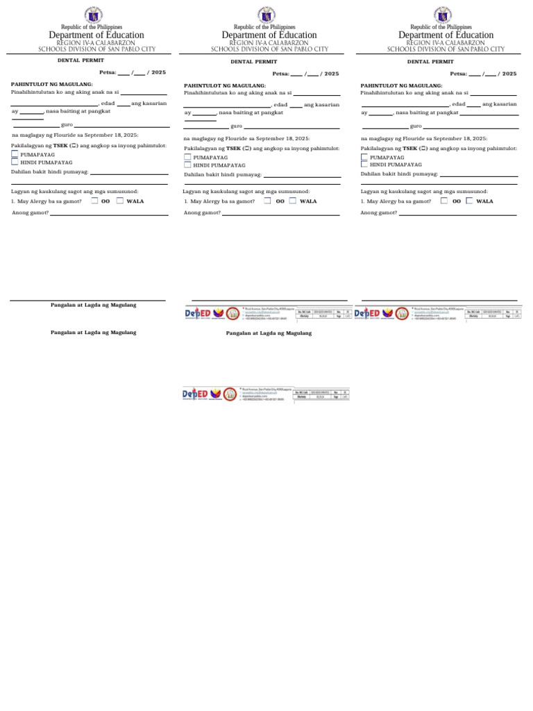 Dental Permit | PDF