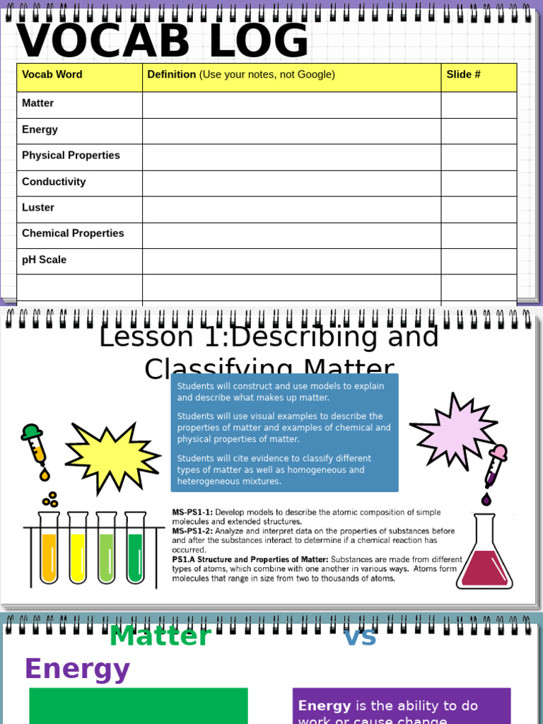 25-26 Physical and Chemical Properties Student Notes | PDF | Chemical ...