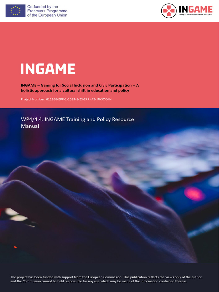 INGAME Training & Policy Resource Manual | PDF | Educational Technology ...