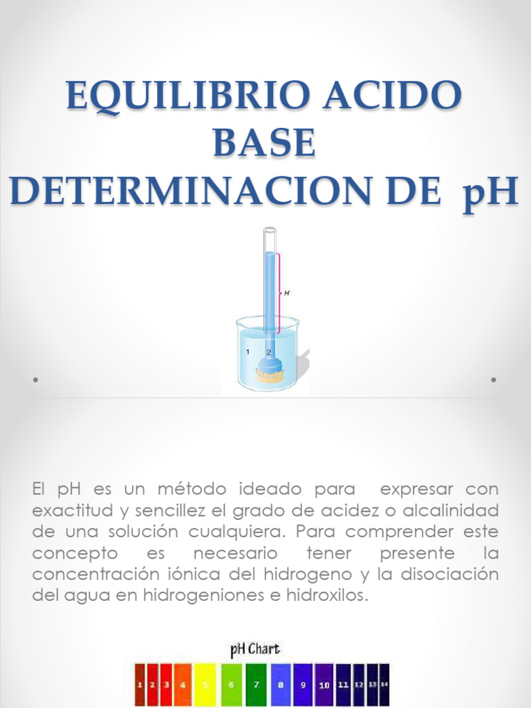 3) Equilibrio Acido Base | PDF | Solución tampón | Constante de ...