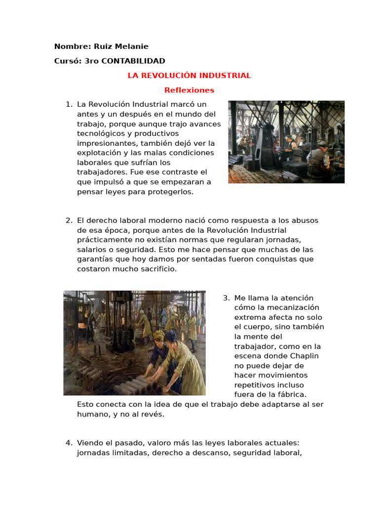 Reflexiones Ri Ruiz Melanie | PDF