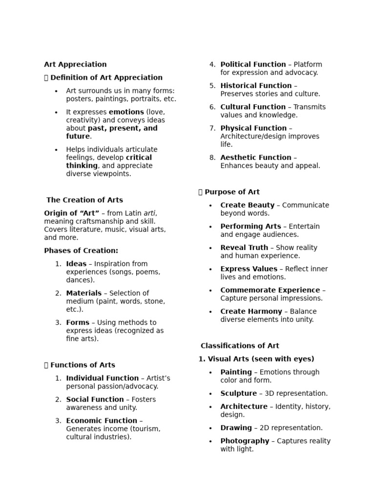 Art Midterm Reviewerrrrrr | PDF | Renaissance Art | The Arts