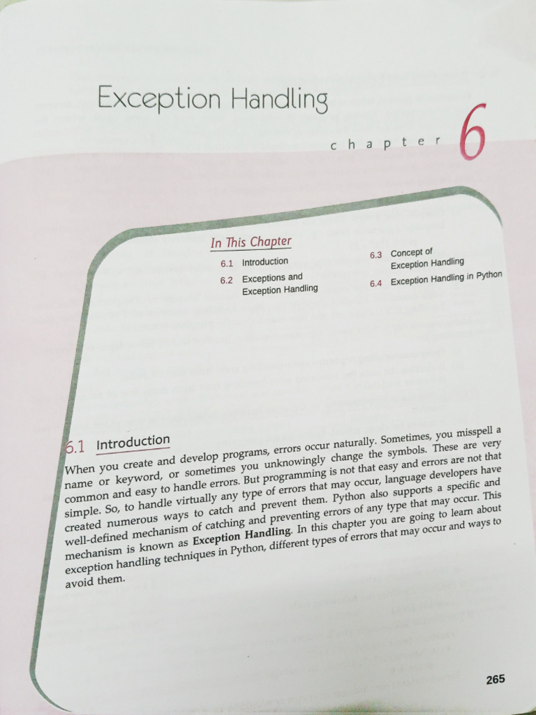 Exception Handling | PDF