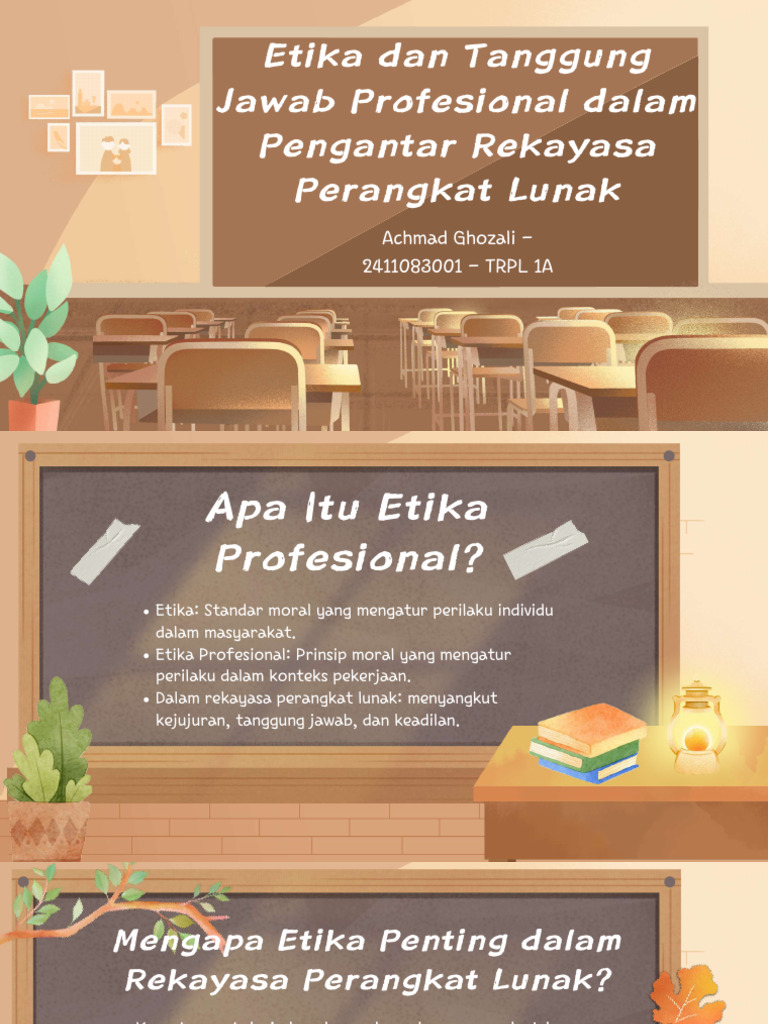 Etika Dan Tanggung Jawab Profesional Achmad Ghozali TRPL 1a - Compressed - Compressed | PDF