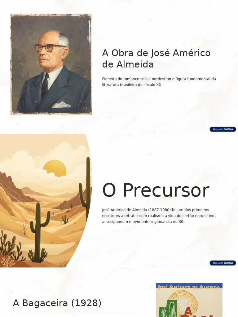 José Américo: Pioneiro do Romance Nordestino | PDF