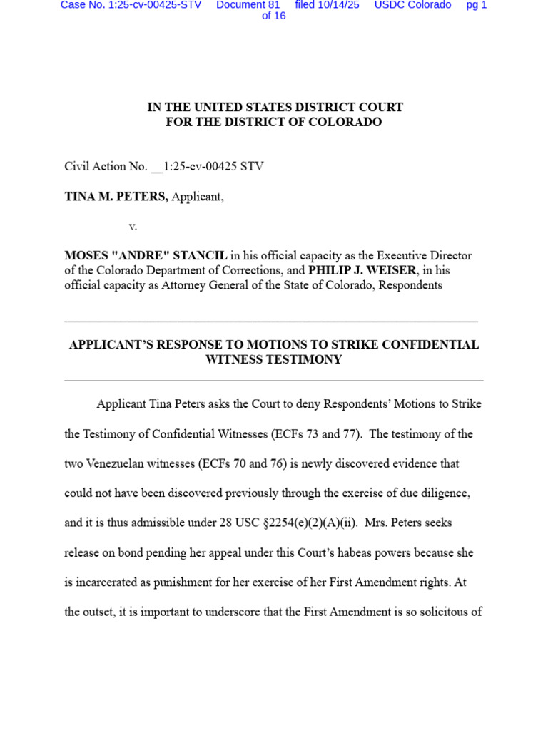 81 2025-10-14 A Applicants Response To Motions To Strike Confidential ...