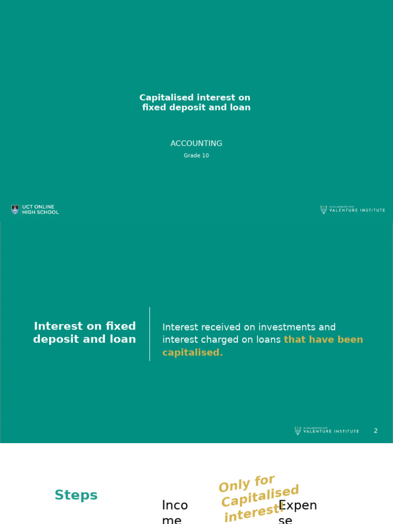 Presentation 1 General Journal Capitalised Interest On Fixed Deposit ...
