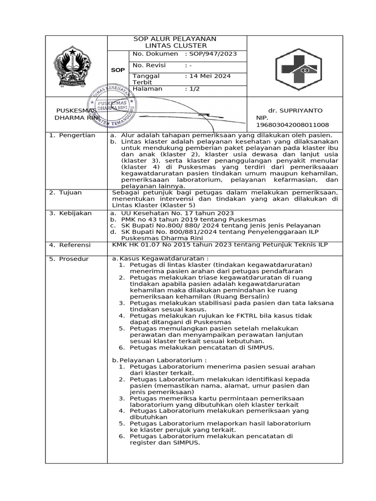 Sop Ilp Contoh | PDF