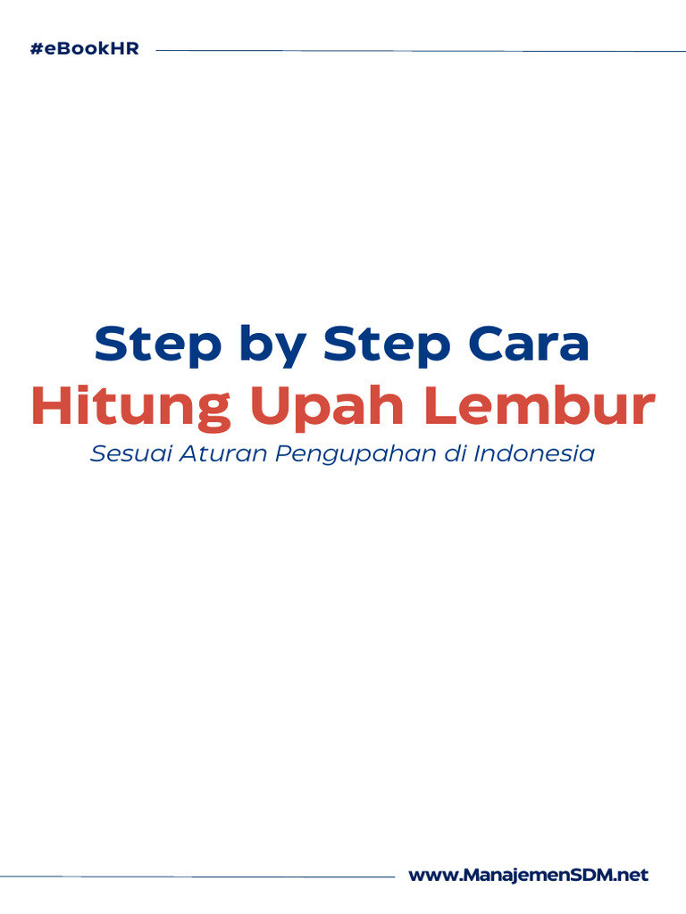 Perhitungan Upah Lembur Karyawan | PDF