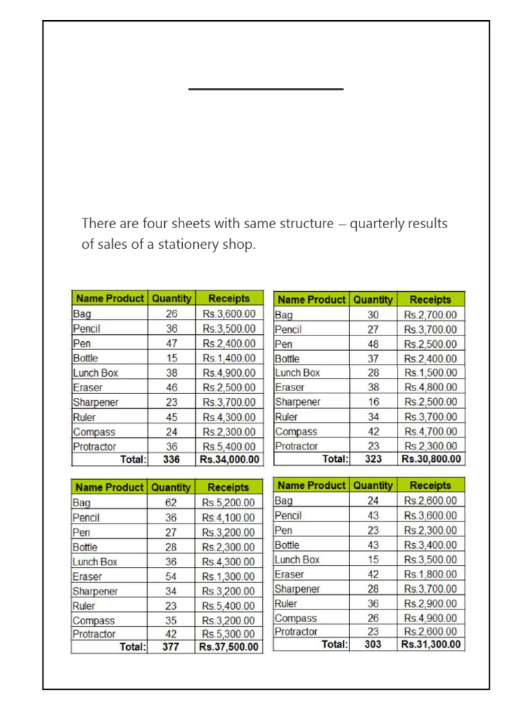 Consolidation Data Report | PDF