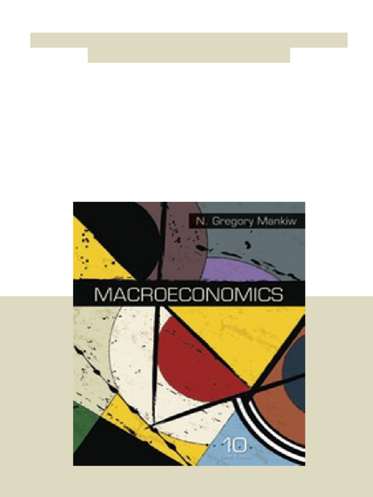 Solution Manual For Macroeconomics, 10th Edition, N. Gregory Mankiw No ...