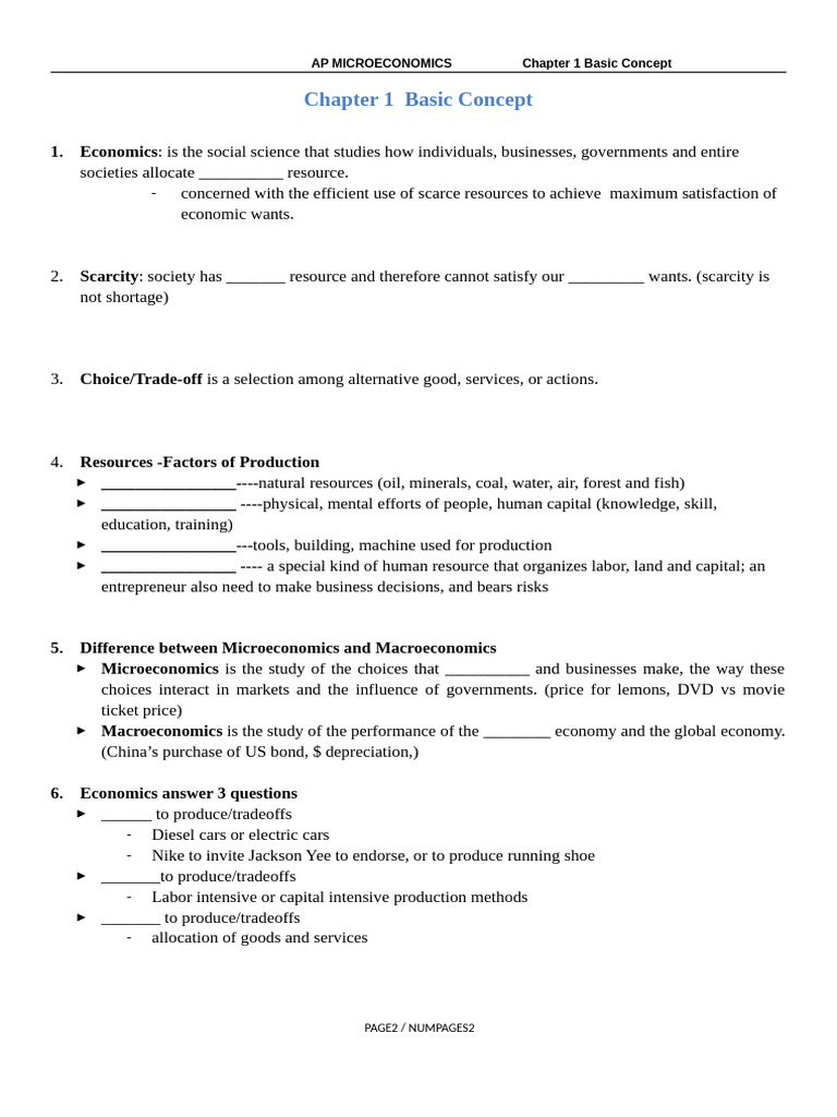Chapter 1 - Basic Concept | PDF