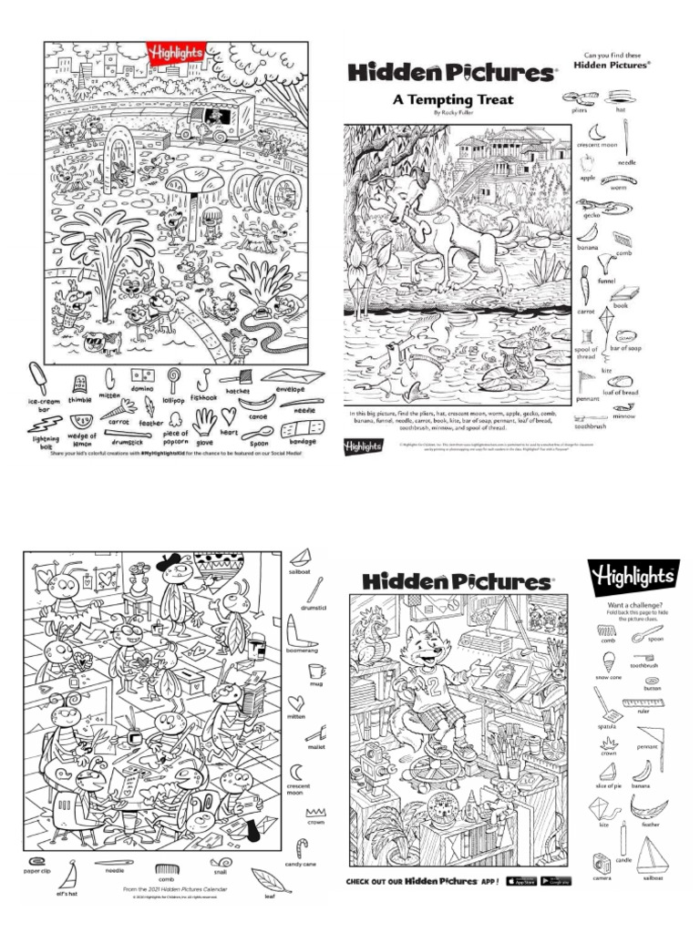 Hidden Pictures 2 | PDF