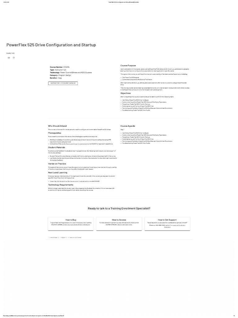 PowerFlex 525 Drive Configuration and Startup - Rockwell Automation | PDF