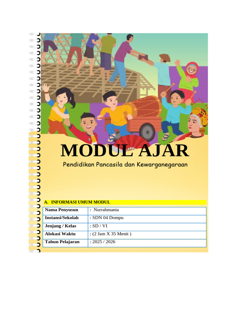 Modul Ajar Pertemuan 1-1 | PDF