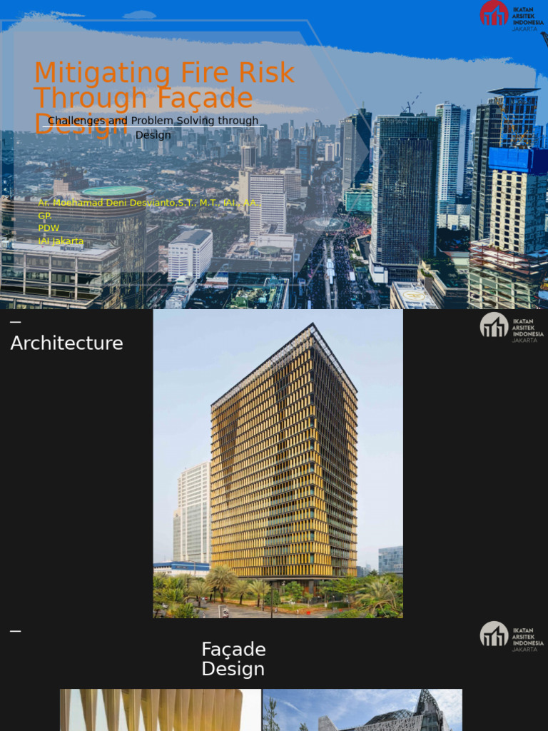 Mitigasi Risiko Kebakaran Pada Bangunan Gedung Melalui Desain Facade - MDD | PDF | Fires ...