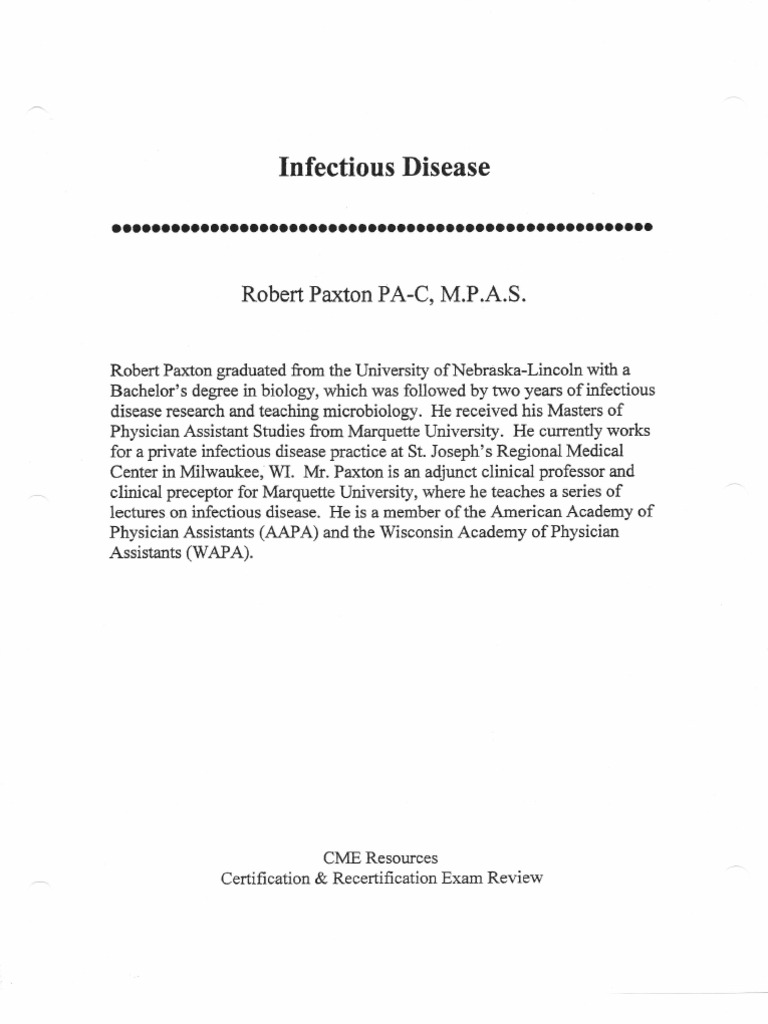 PANRE and PANCE Review Infectios Disease | PDF | Herpes Simplex ...