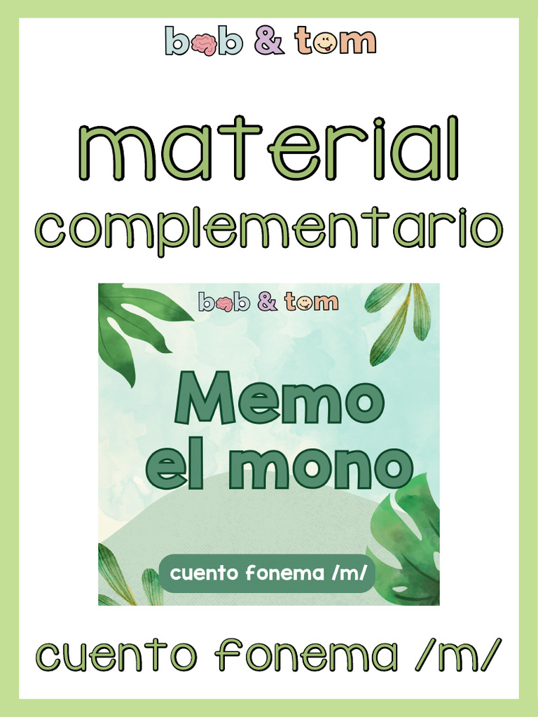 Actividades con Memo el Mono | PDF