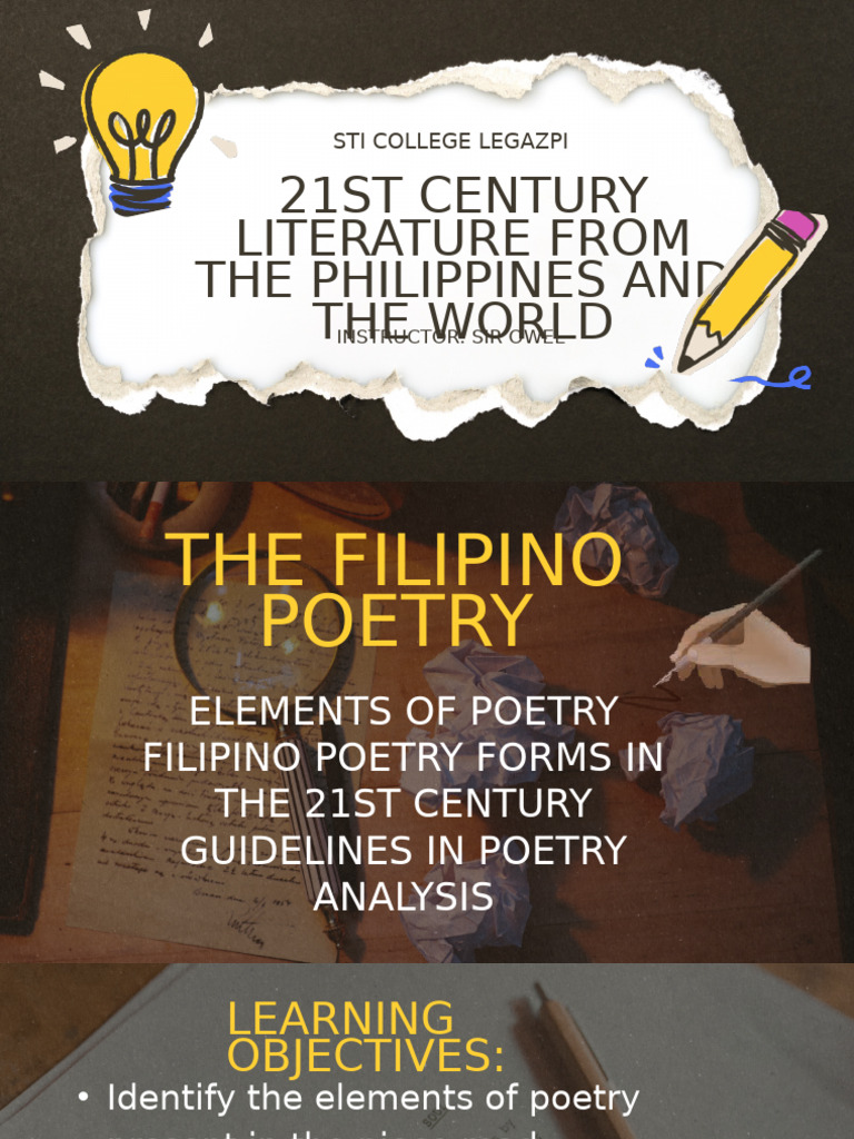 Filipino Poetry 21st | PDF | Poetry | Metre (Poetry)