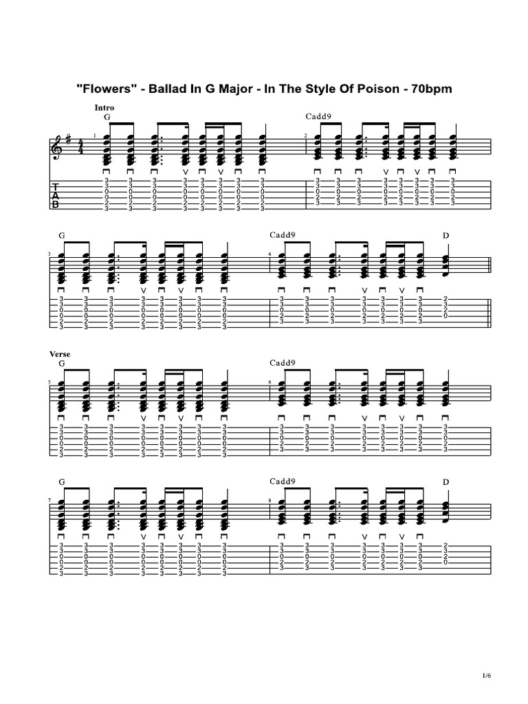 16th Note Strumming Guitareo Example Basic | PDF