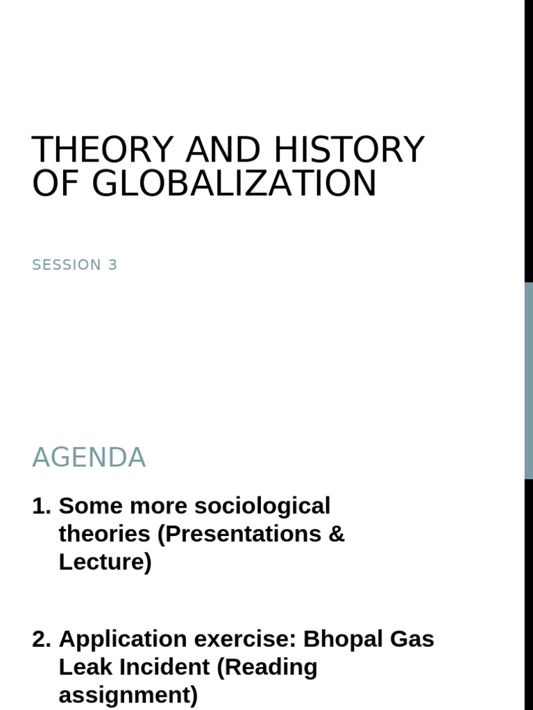 Globalization: Theories and History Overview | PDF | Sovereignty ...
