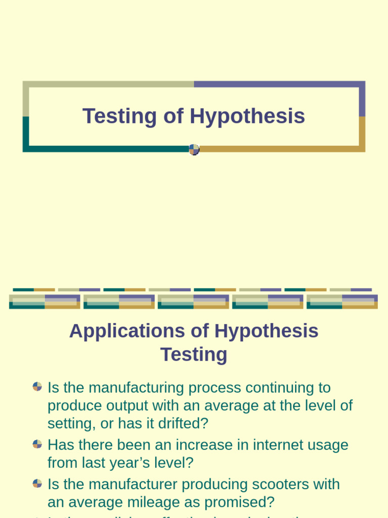 Hypothesis Testing: Methods and Errors | PDF | Hypothesis | Null Hypothesis