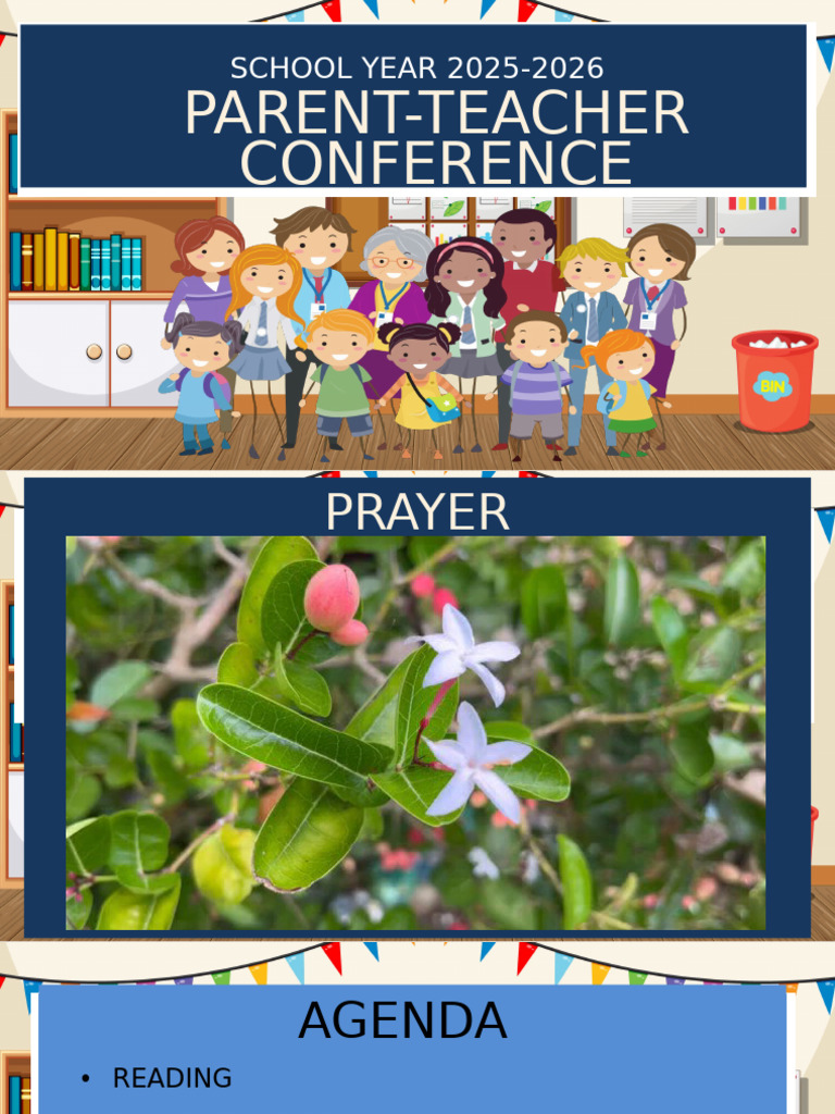 Parent-Teacher Conference Agenda 2025-26 | PDF