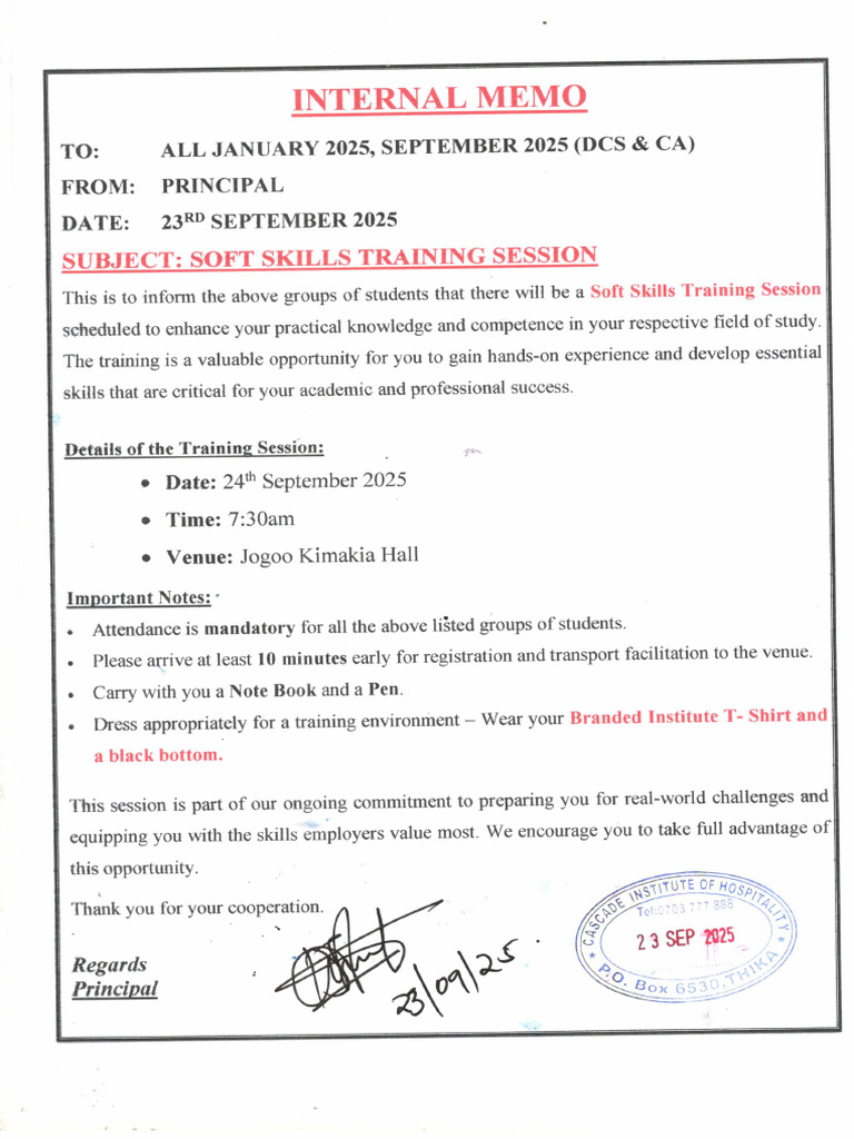 Soft Skills Training Session | PDF