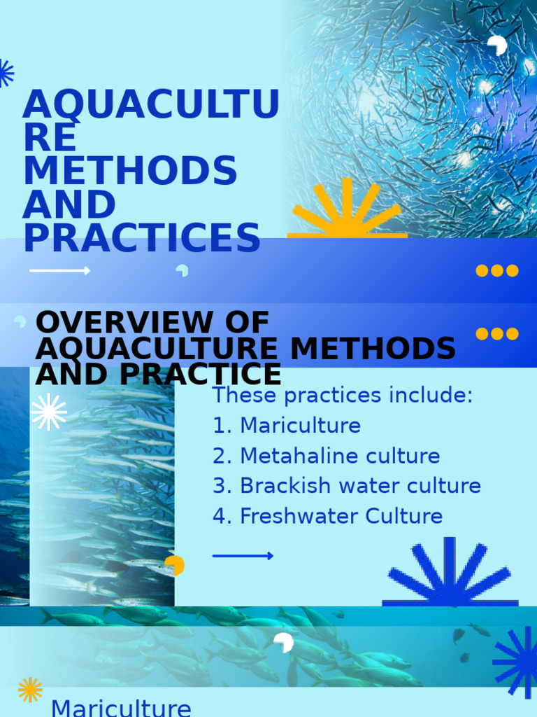 Aquatic Methods and Practices | PDF | Oyster | Aquaculture