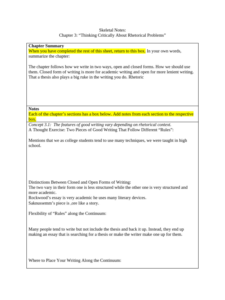 Rhetorical Writing: Open vs. Closed Forms | PDF | Rhetoric | Audience