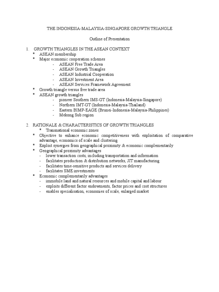 Ims GT | PDF | Association Of Southeast Asian Nations | Singapore