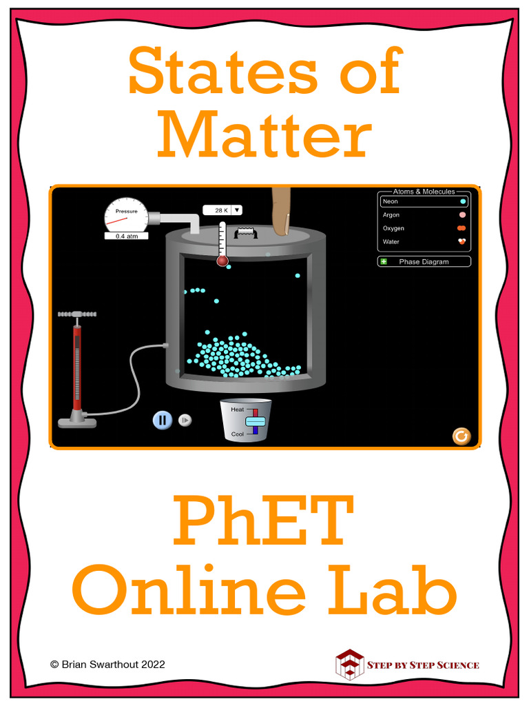 6 - PhET Simulation Online Lab - States of Matter | PDF | Gases | Phase ...