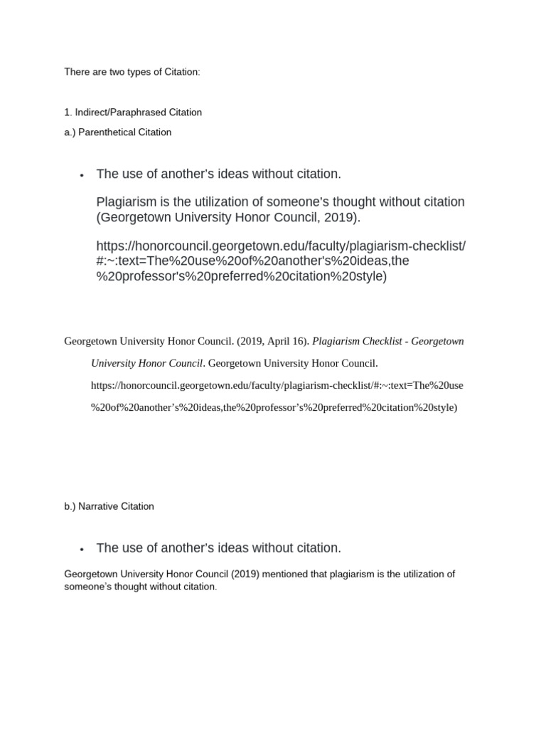 There Are Two Types of Citation | PDF