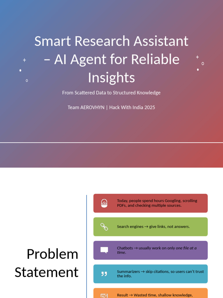 AI-Powered Research Assistant Solution | PDF | Artificial Intelligence ...