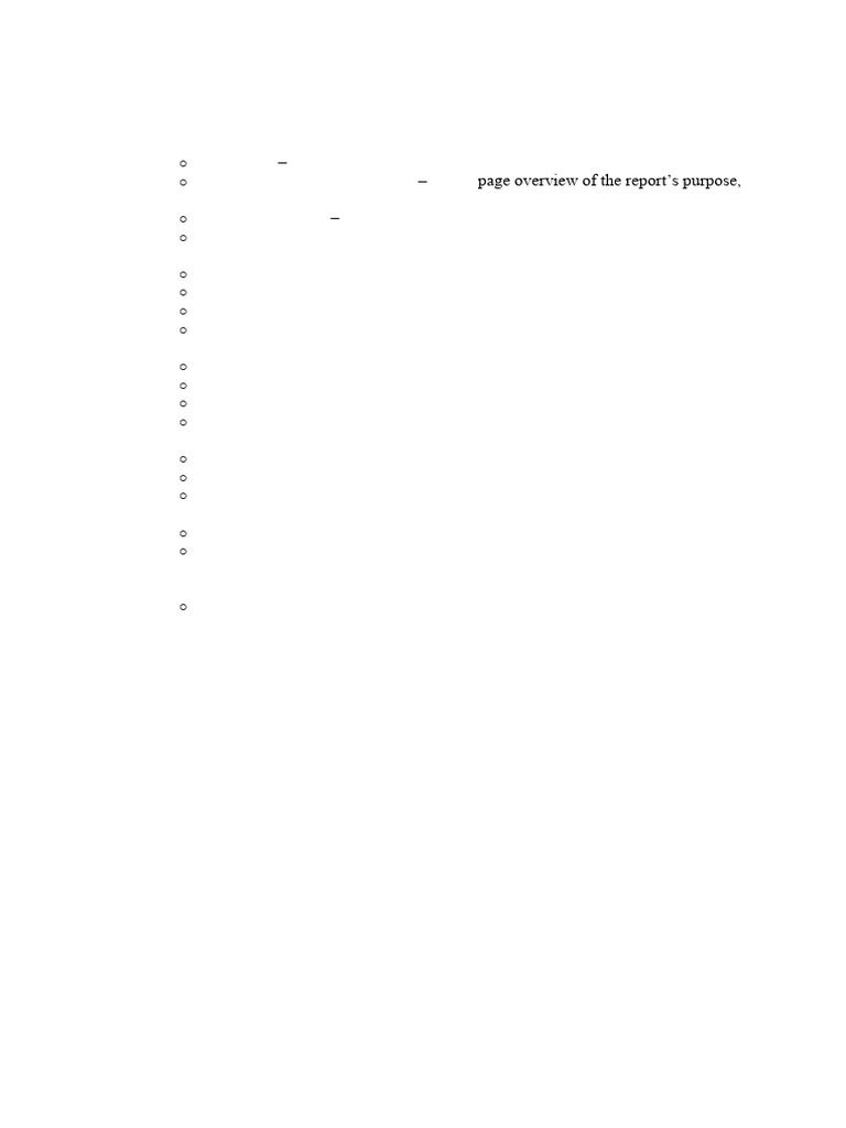 Report Structure and Content Guide | PDF