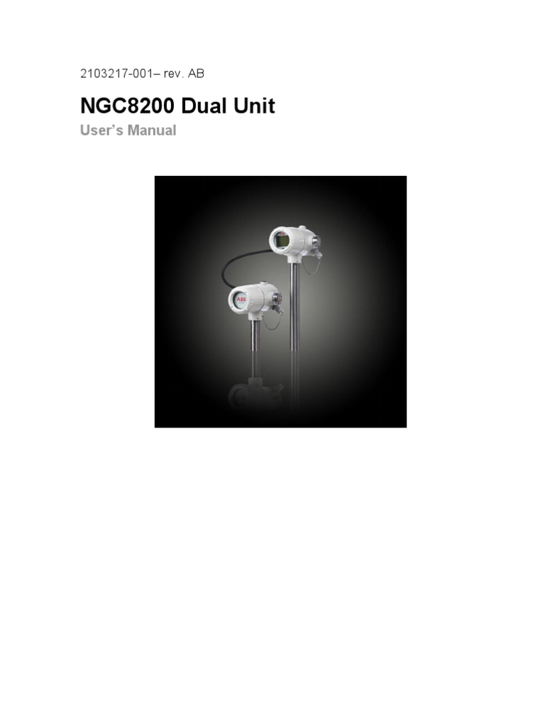 Gazcromatograf ABB-NGC8209 | PDF | Electrical Wiring | Vacuum Tube