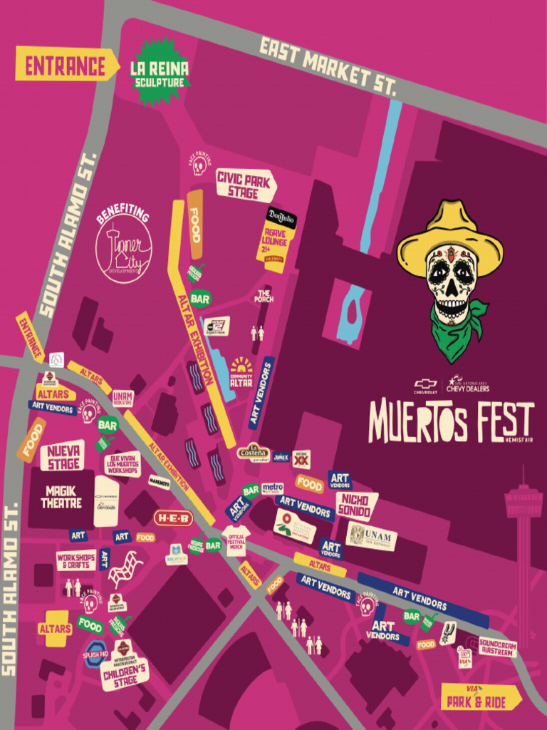 Muertos Fest Map | PDF