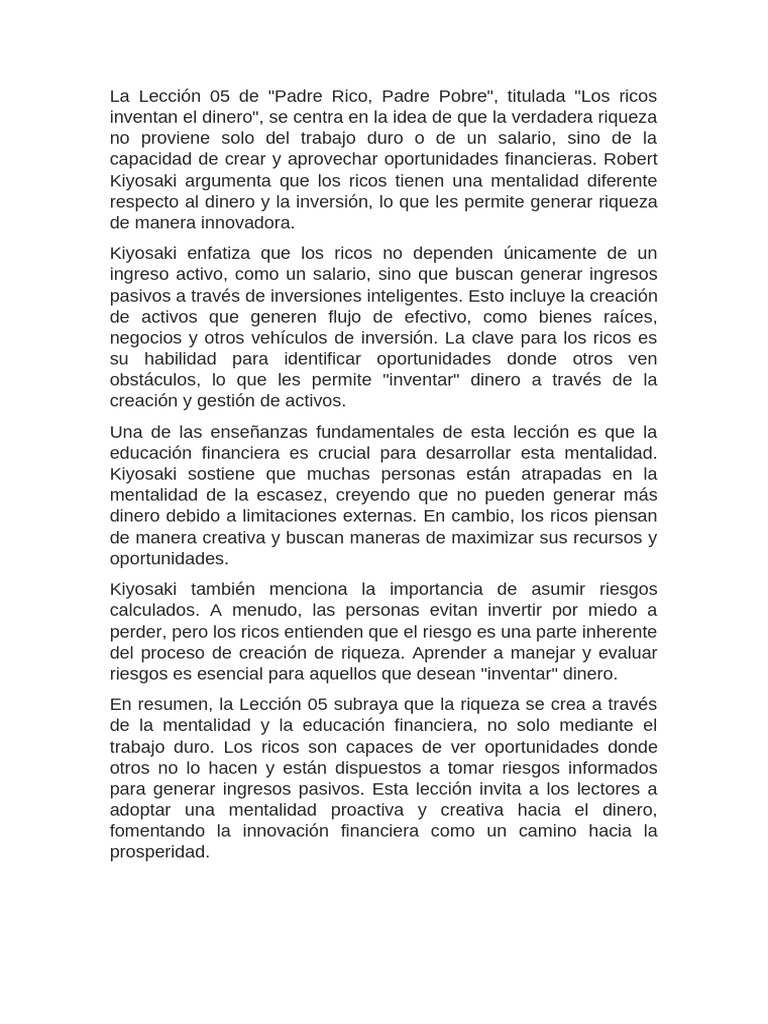 Lección 05 | PDF