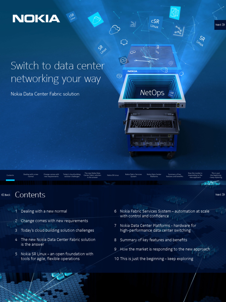 Nokia Data Center Fabric Solutions Guide | PDF | Cloud Computing ...