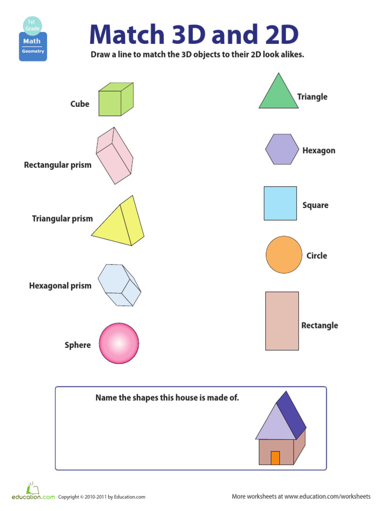 Shape Matchup 3d 2d | PDF