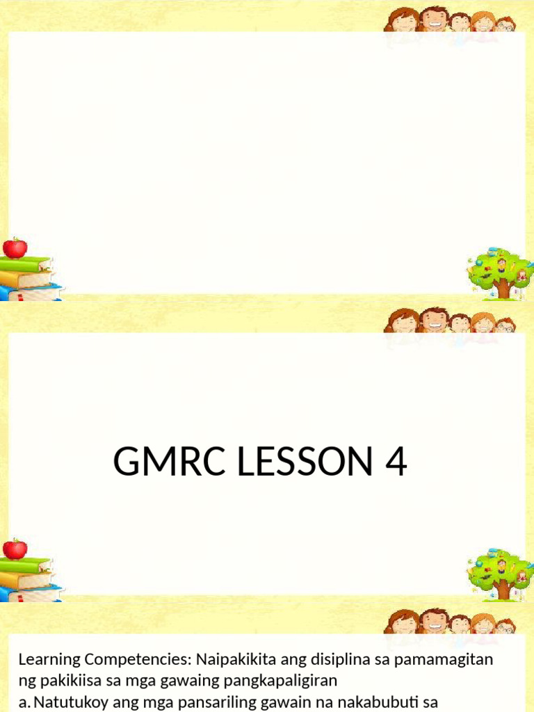 GMRC Lesson 4 | PDF