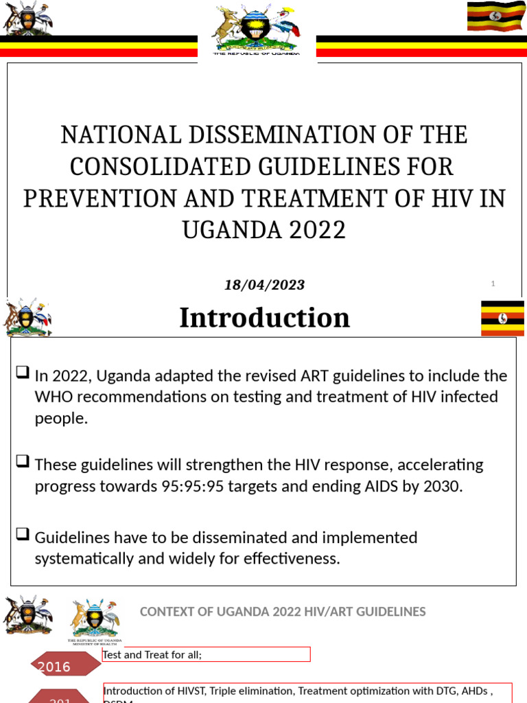 Uganda HIV Treatment Guidelines 2022 | PDF | Tuberculosis | Management ...